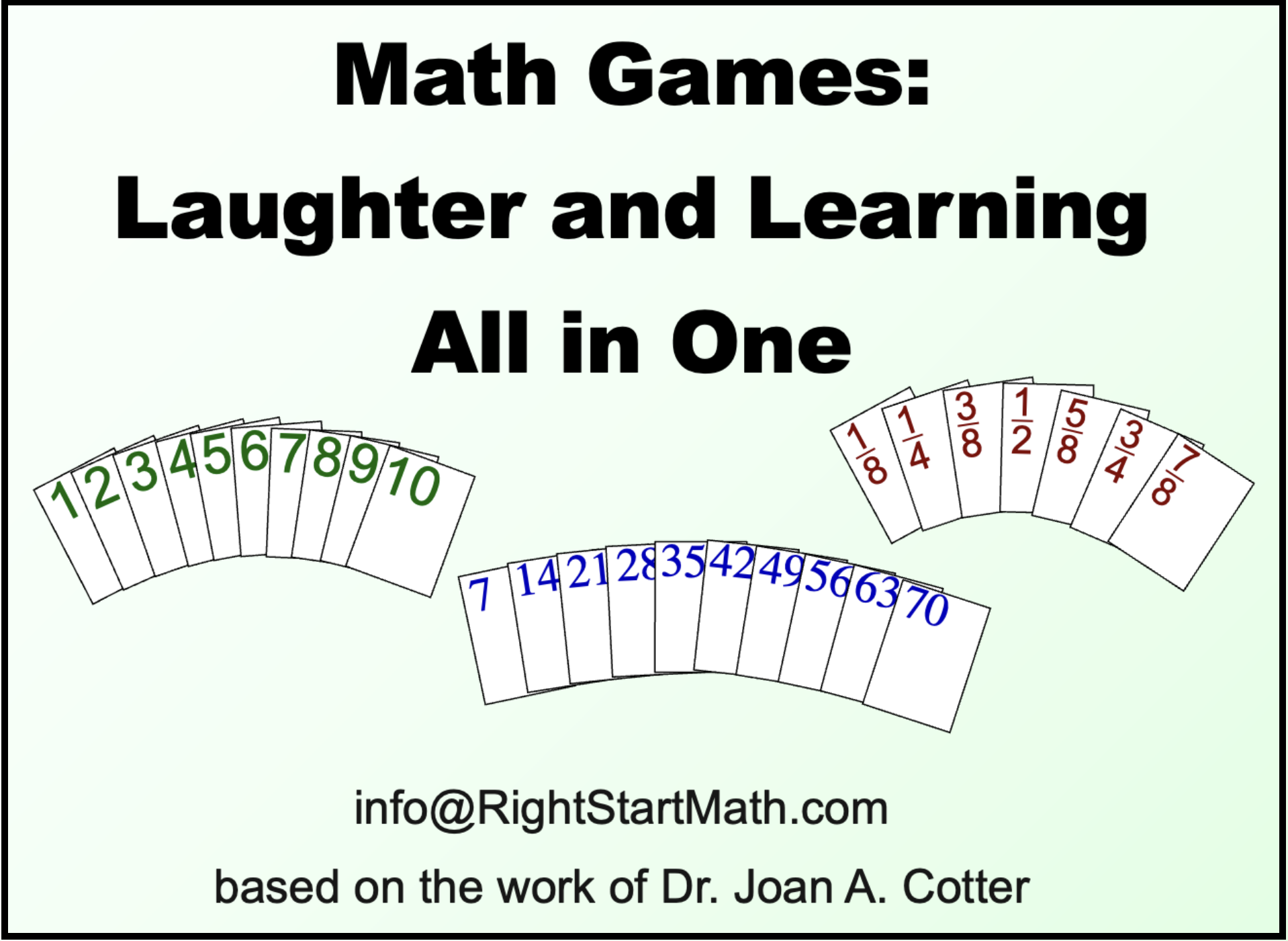 Math Games: Laughter and Learning All in One - RightStart™ Mathematics ...